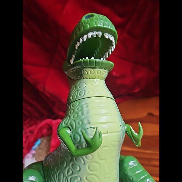 Disney | Toys | Genuine Pixar Disney Store Large Talking Rex The ...